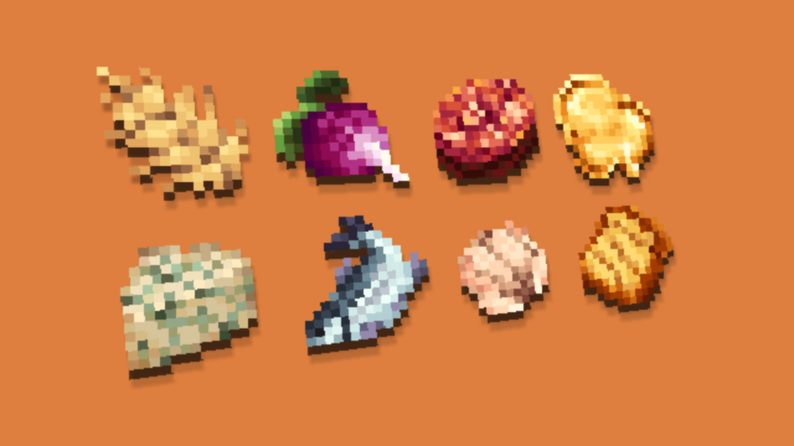 Pixel Foods Pack by VuVuu Inc.