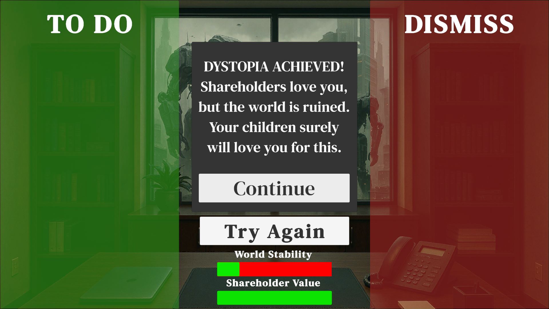 Corporate Ethics Simulator by BitHydraStudio