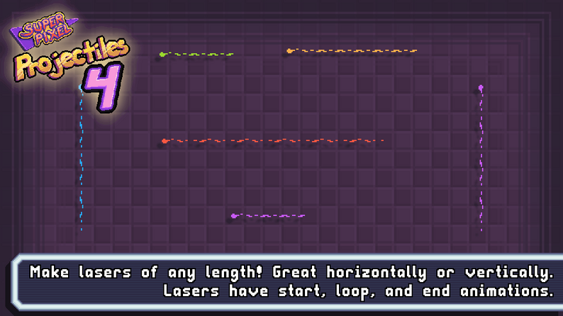 Super Pixel Projectiles Pack 4 by unTied Games