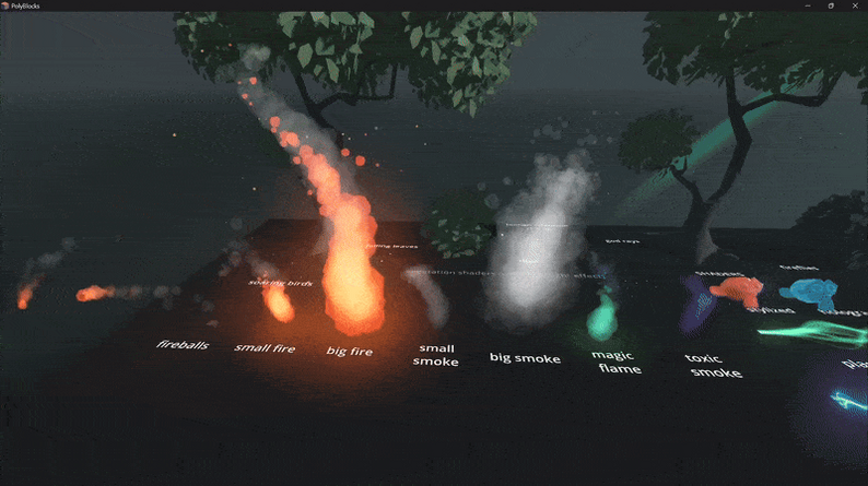 Godot VFX & Effects collection by Bukkbeek