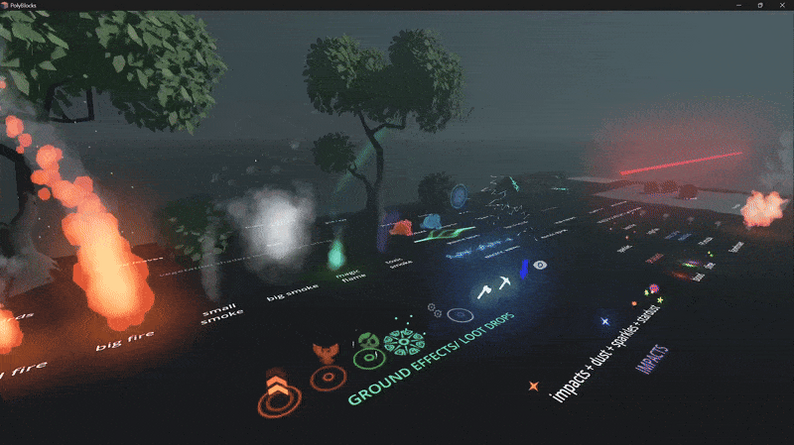 Godot VFX & Effects collection by Bukkbeek