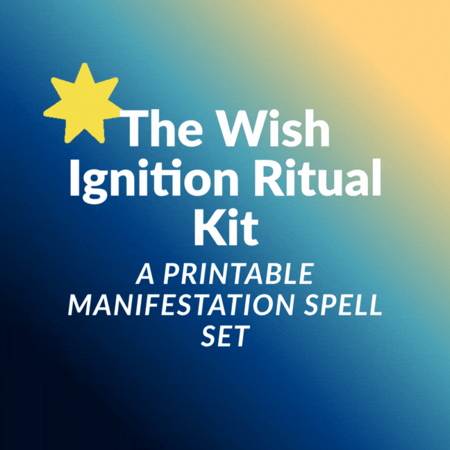 The Wish Ignition Ritual Kit · A Printable Manifestation Spell Set by ...