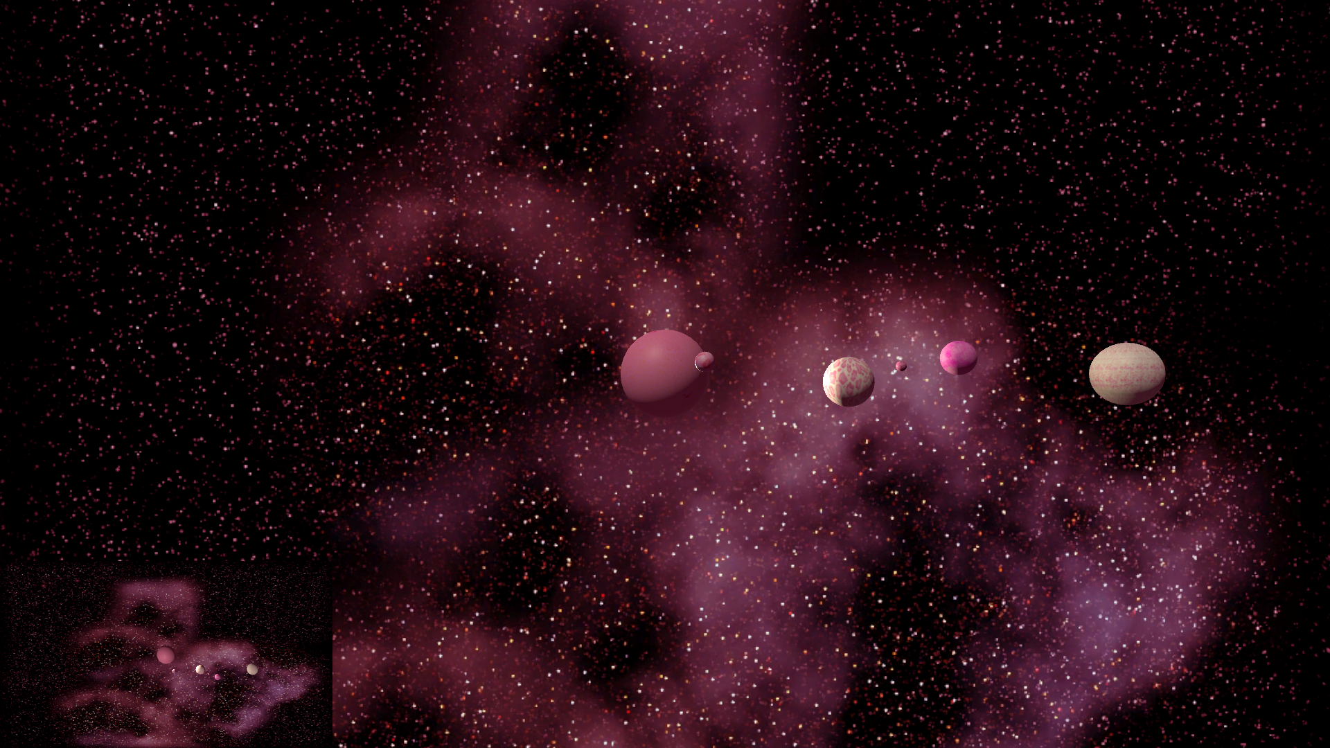 Pink Solar System by lovvaxoxo