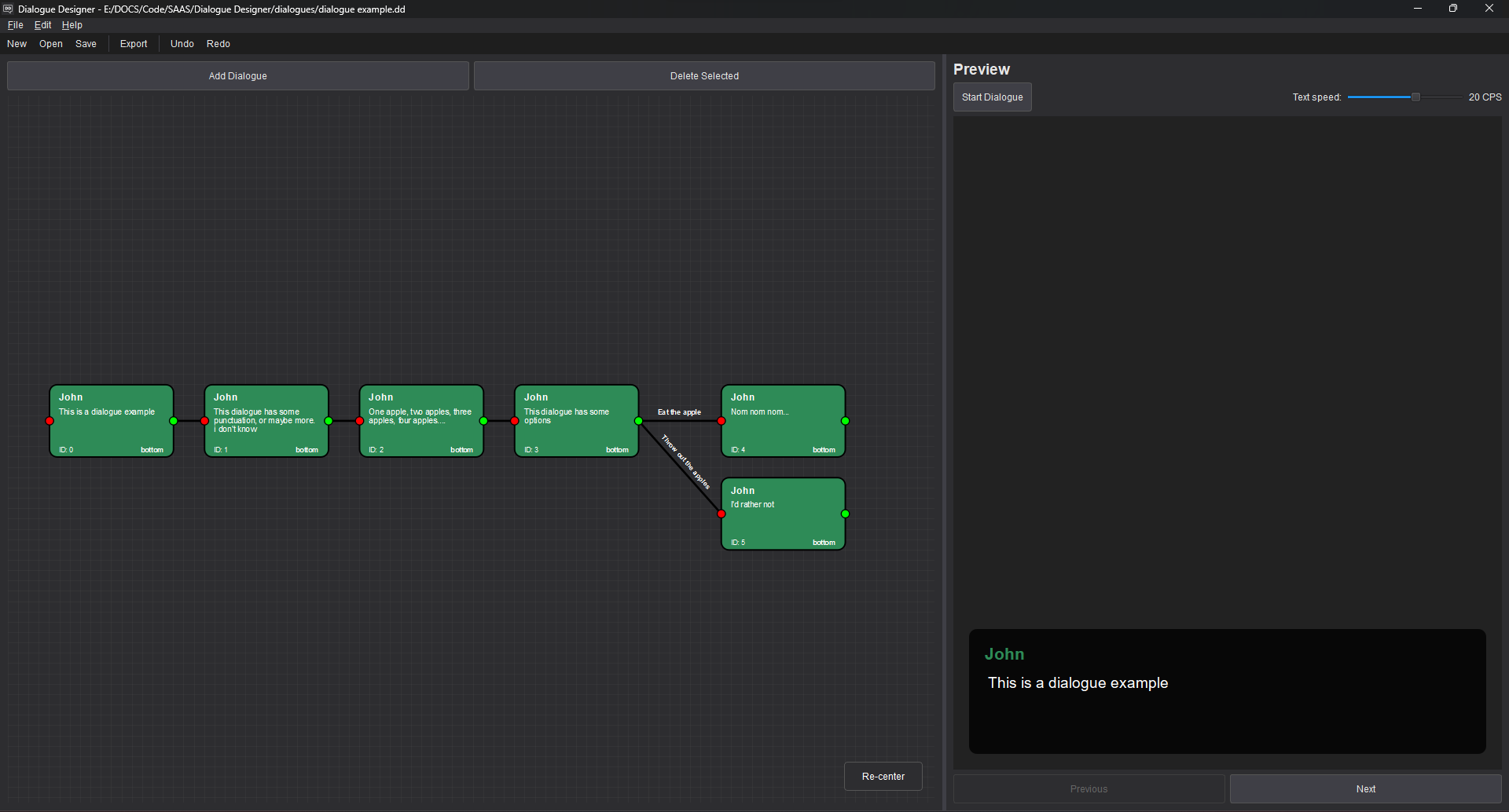 Dialogue Designer by UReeze
