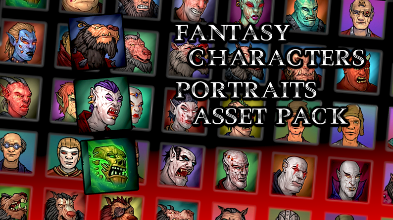 RPG Fantasy Character Portraits Asset Pack by Sons of Welder