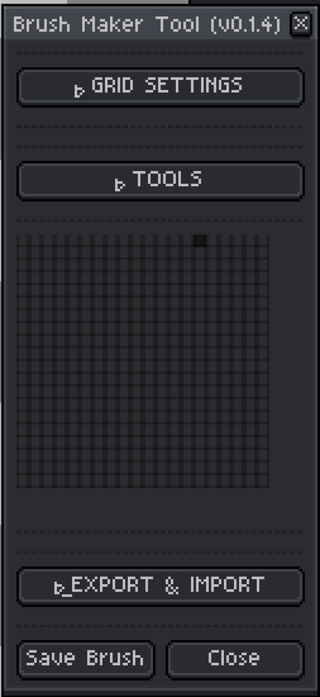 Brush Maker Tool (Script for Aseprite) by Crryyos