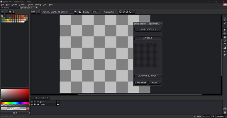 Brush Maker Tool (Script for Aseprite) by Crryyos