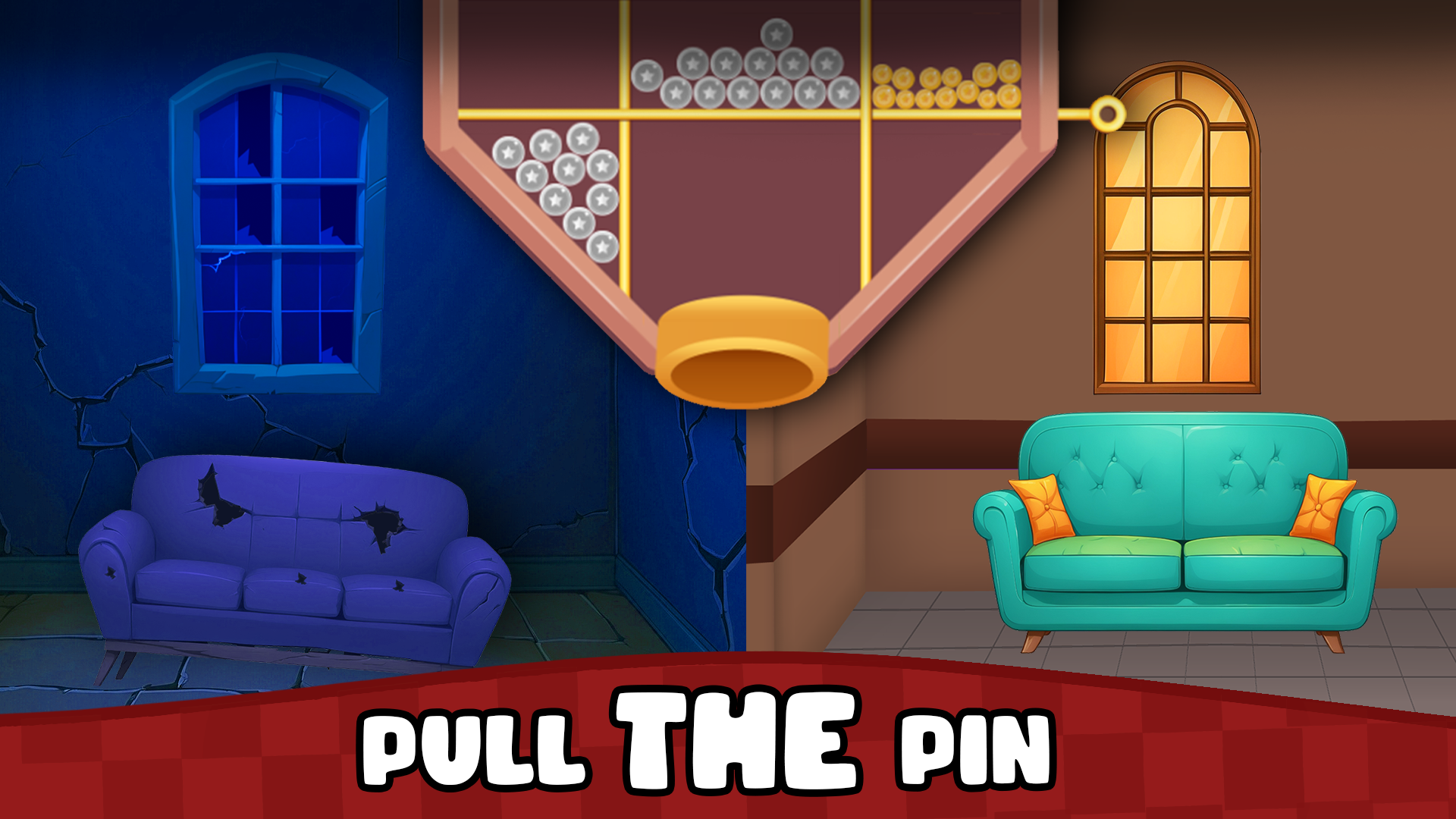 Pin Puzzle Escape by Gamelauncher.net