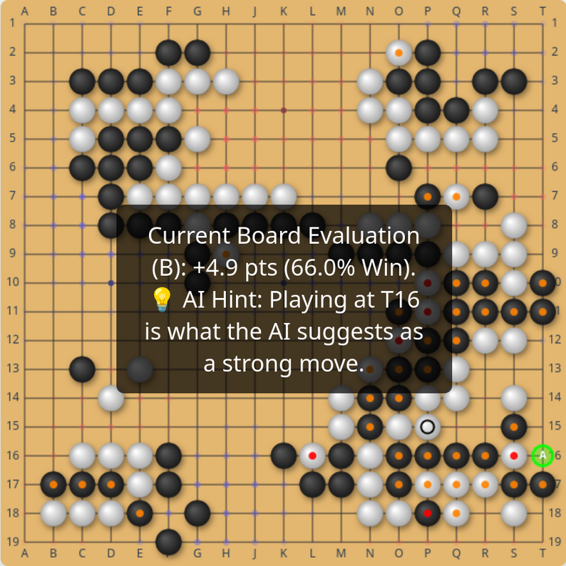 Go Game Online with KataNet AI by pazoff