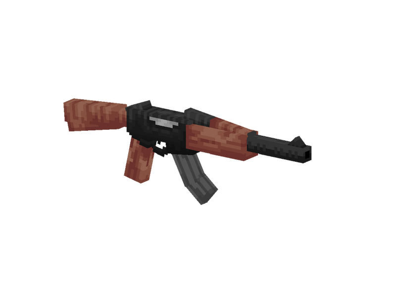 BlockyGunz Basic Pack - Retro 3D Gun Models by Pebble (ThePebblePrince)