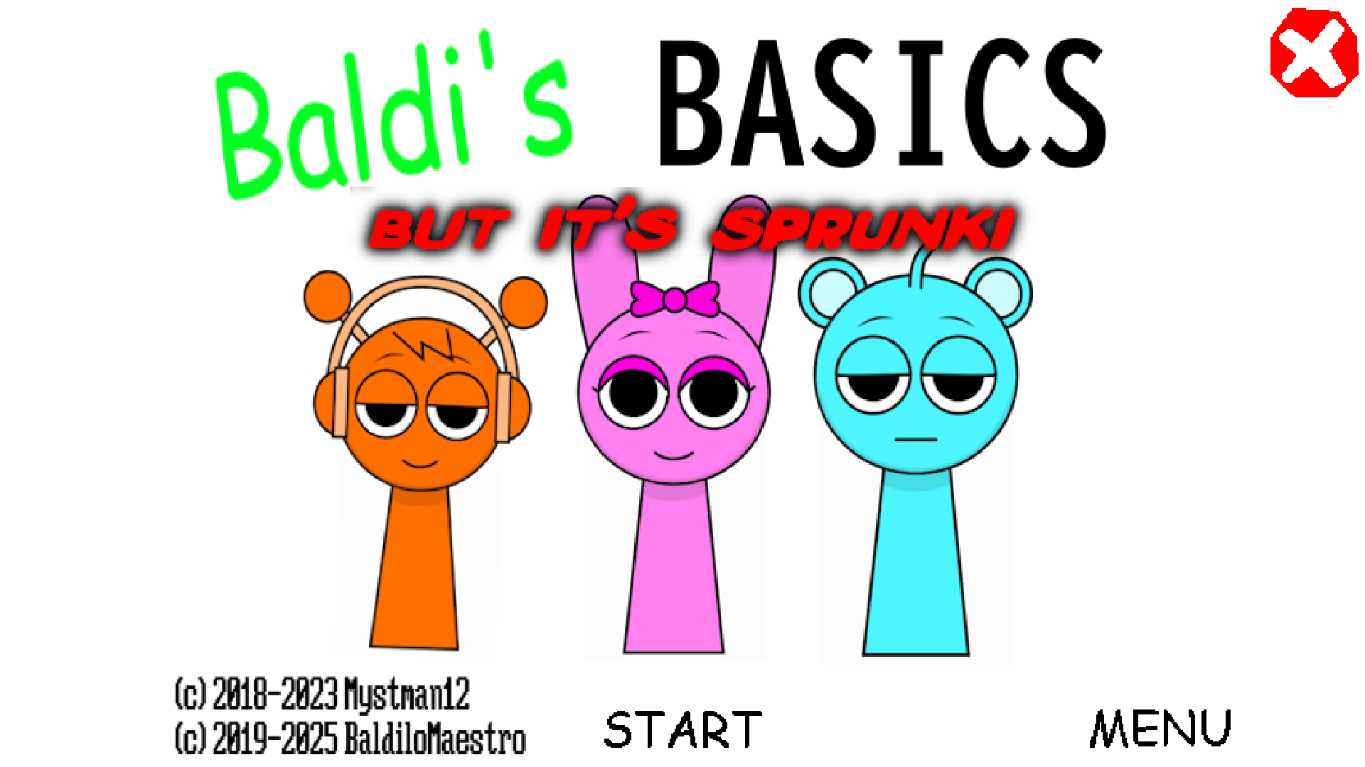 Baldi's Basics, but it's Sprunki by BaldiloMaestroGames