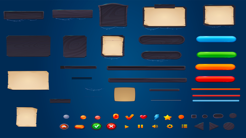 Game UI Essentials – Bright & Stylized by sn9ake