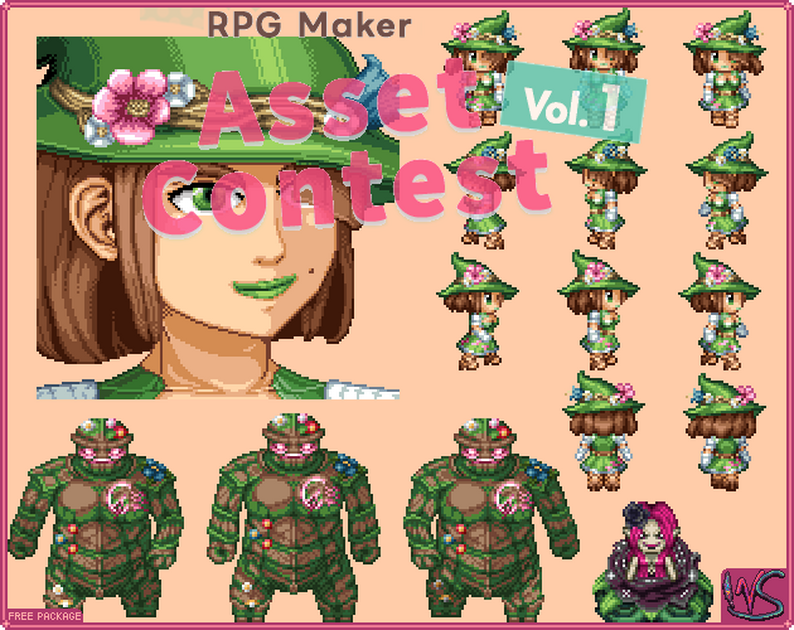 Spring Assets by Victor SenArt