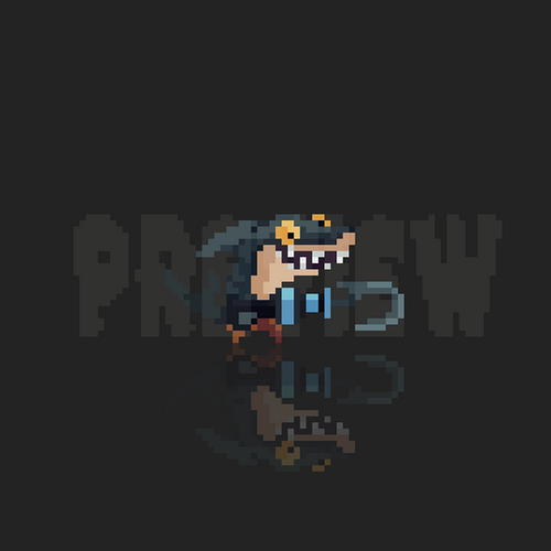 Enemies Series - Shark - Enemies Series - Shark by Dead Pixels