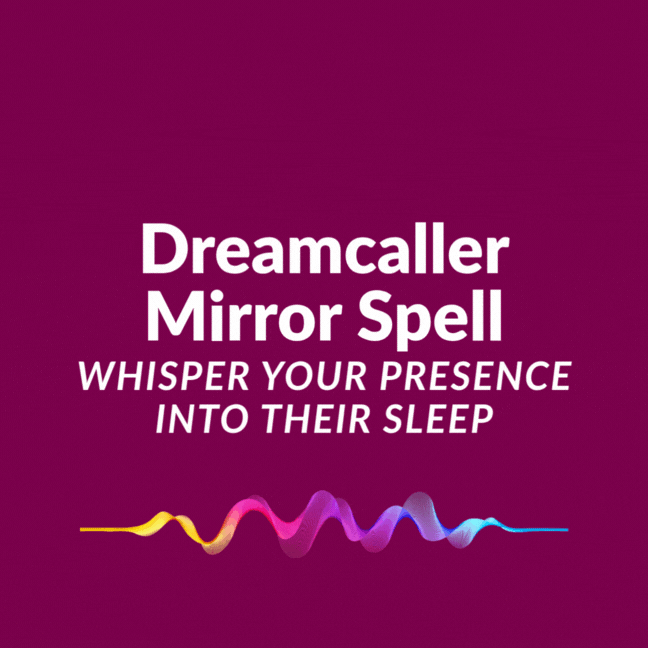 Dreamcaller Mirror Spell · Whisper Your Presence Into Their Sleep by ...