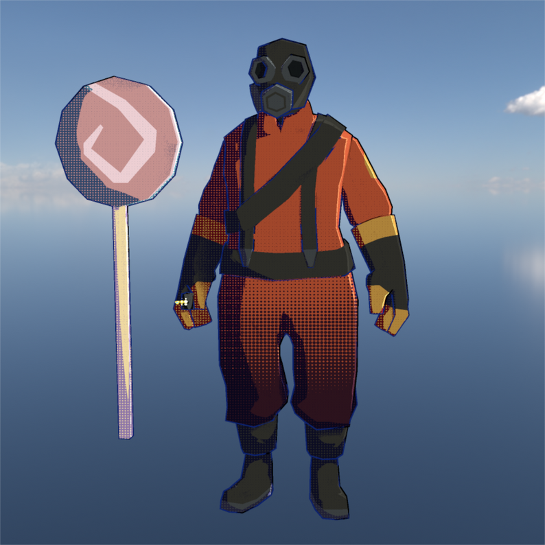Low-Poly Pyro Model by MOD
