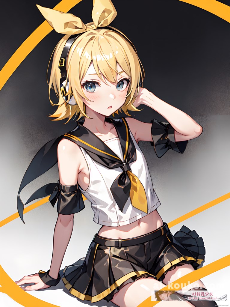 AI Flat Girl Illustrations Vol.1 by kouko@AIFlatChestedGirl(AIFCG)
