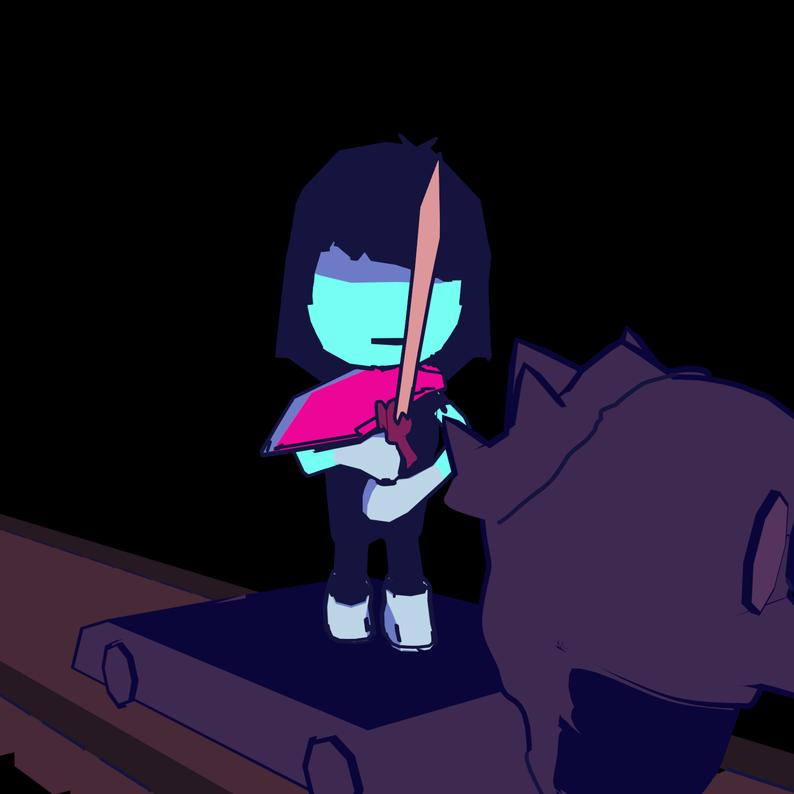 Kris, Susie, Ralsei and Spamton NEO Models from Deltarune by AmenedUwU