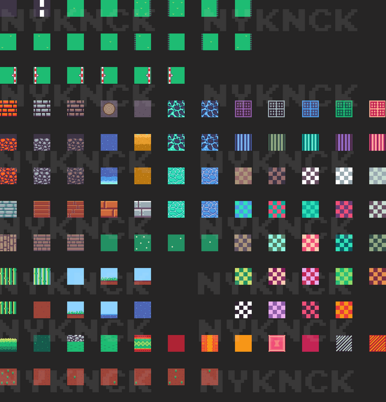 200+ Pixel Textures by NYKNCK