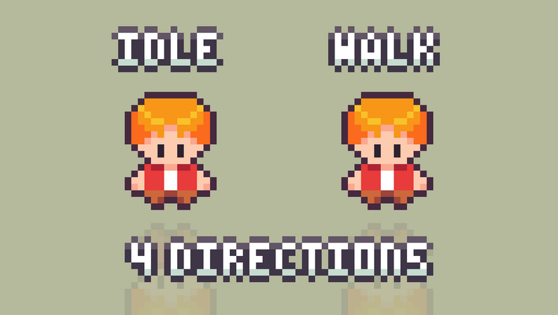 RPG Top Down Character Asset Pack by Serial