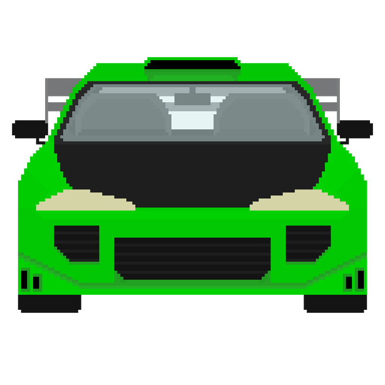 Free Pixel Car Sprite #1 (Movies) by Pay 'n' Sprite