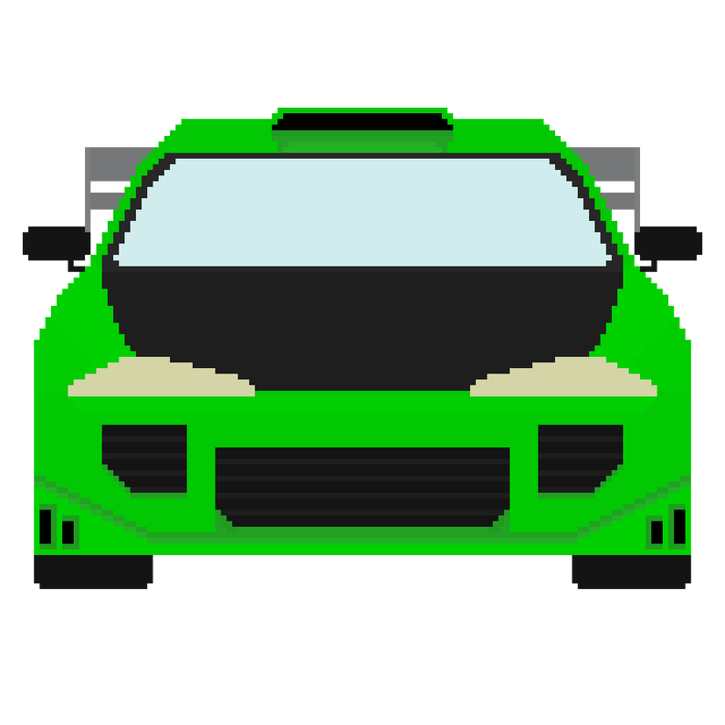 Free Pixel Car Sprite #1 (Movies) by Pay 'n' Sprite