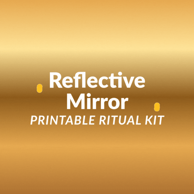 Reflective Mirror · Printable Ritual Kit by Nicole’s Ritual Universe
