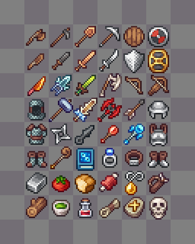 Lin's Pixel Art - Fantasy Item Icons by Lin_Ain
