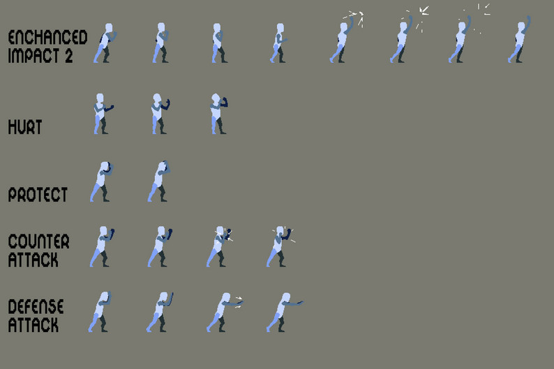 Free Pixel Prototype Character Pack 2 by Free Game Assets (GUI, Sprite ...