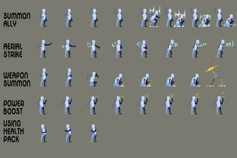 Free Prototype Pixel Hero Sprite Pack 3 by Free Game Assets (GUI ...