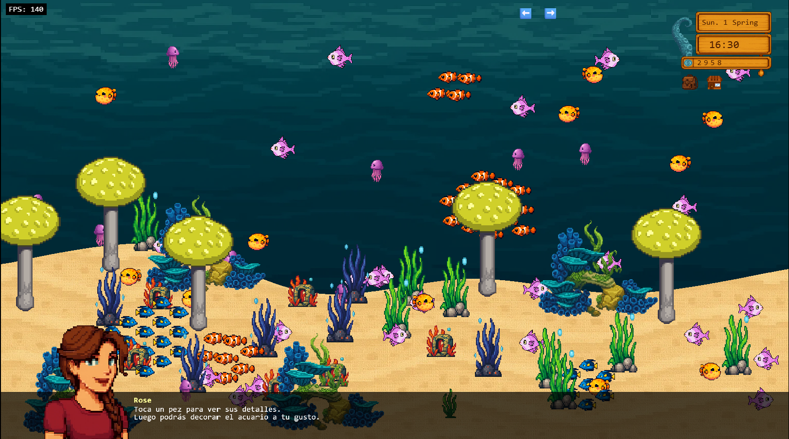 🎮 Devlog #2 – Aquarium Keeper: smart fish, cozy biomes, and NPC friendships 🐠 - Aquarium Keeper ...