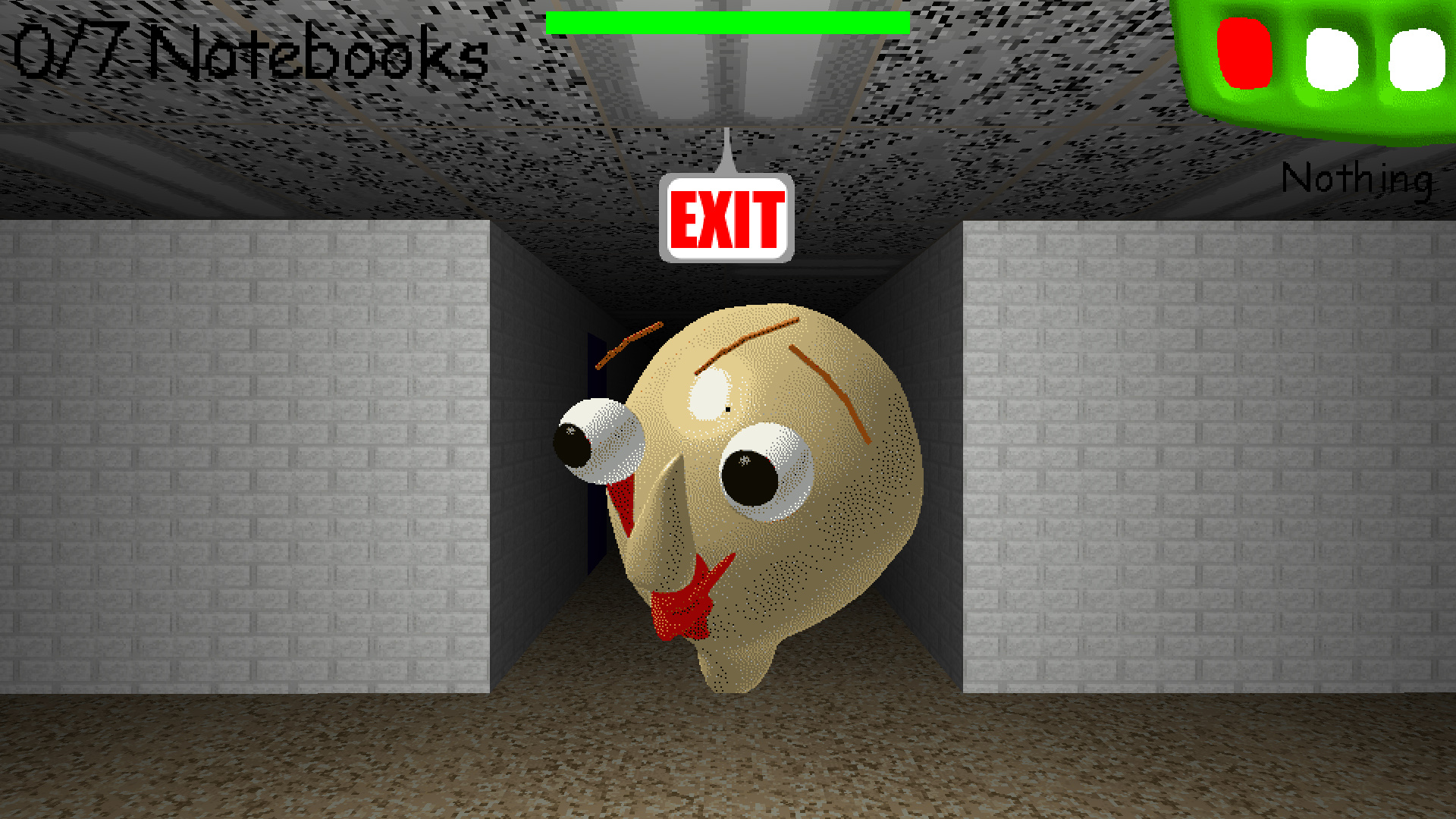 Baldi Want fruit gummy NightTime class (fanmade) by MaxdesimusGames