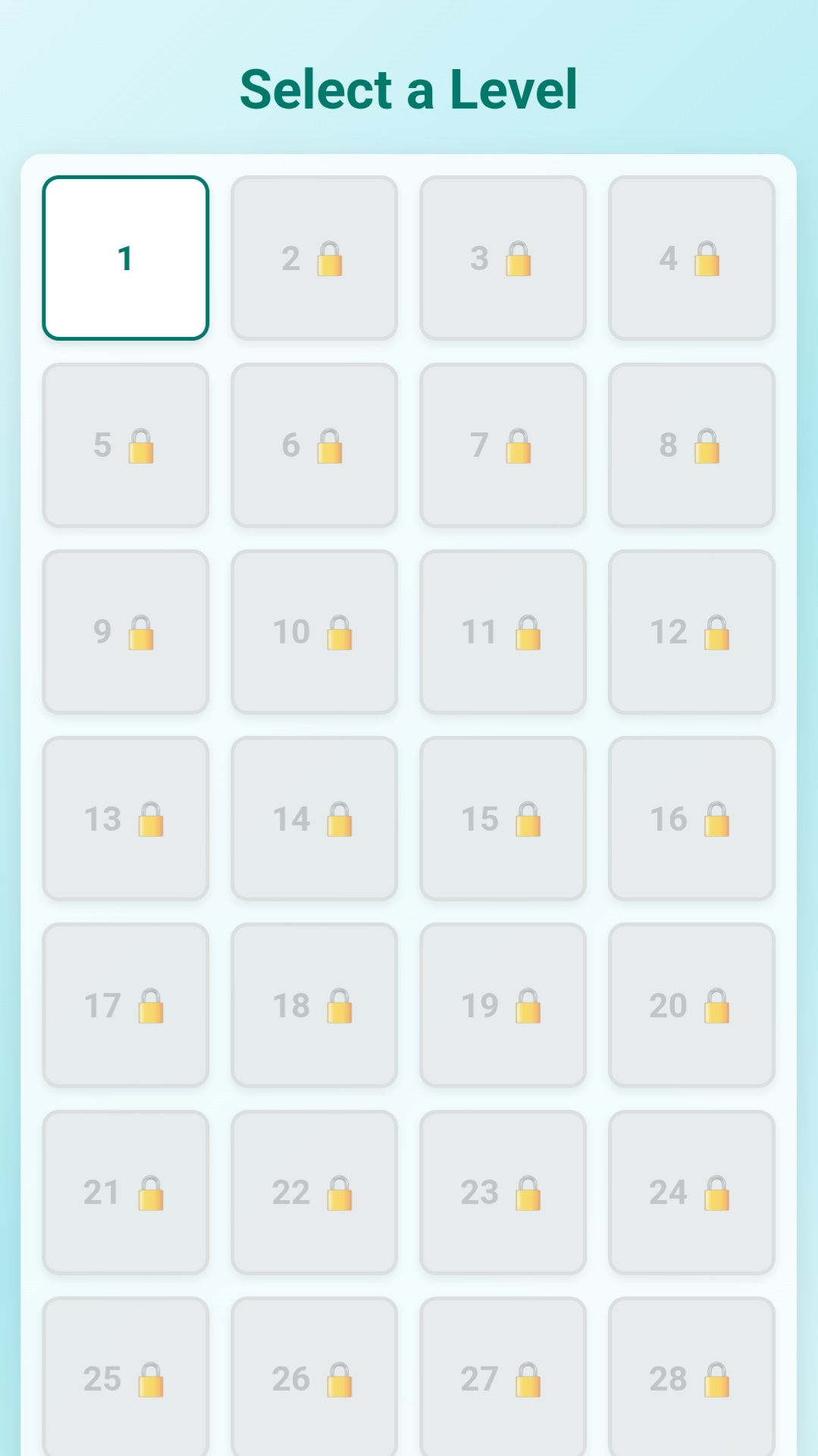 Card matching puzzle game by Jitendrarock73