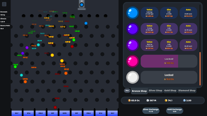 Plinko Idle by ABoxWithinABox, ekkit, 3DSphere