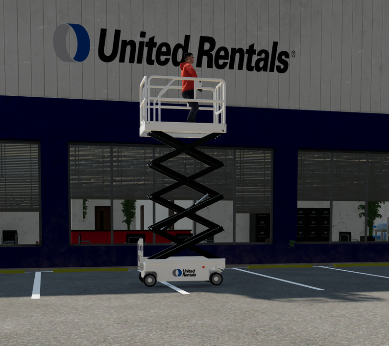 Scissor Man Lift United Rental Edit by MorninStarStreams