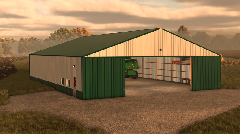 FS25 72x90 Shed by Spesard Farms