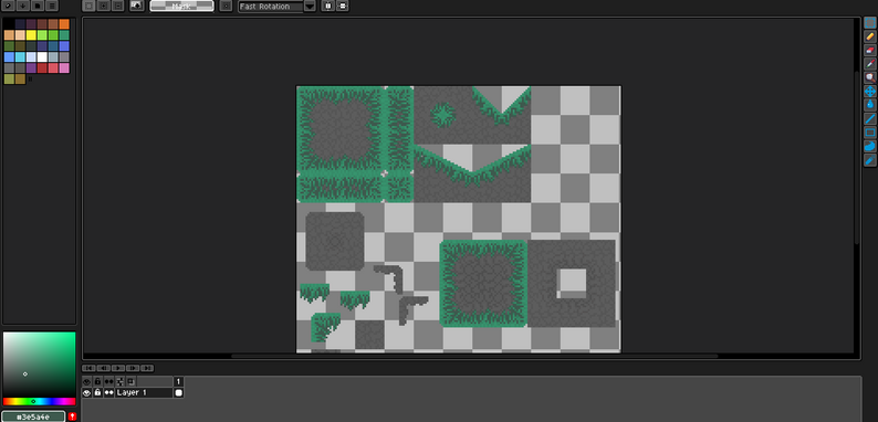 Free Pixelart Tileset - 16x16 by IbinGames