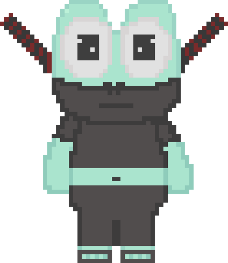 2D Pixel Art Characters + Animation by reena8