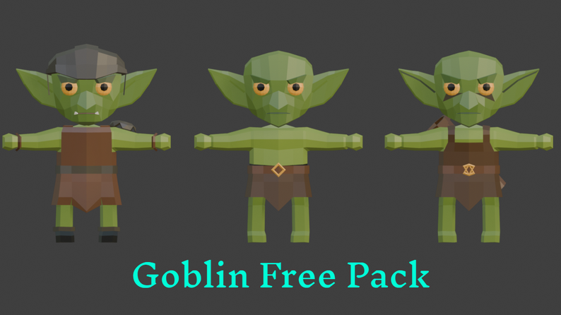 LOWPO: Goblin Assets – Low Poly Fantasy 3D Assets for Games by Standout 7
