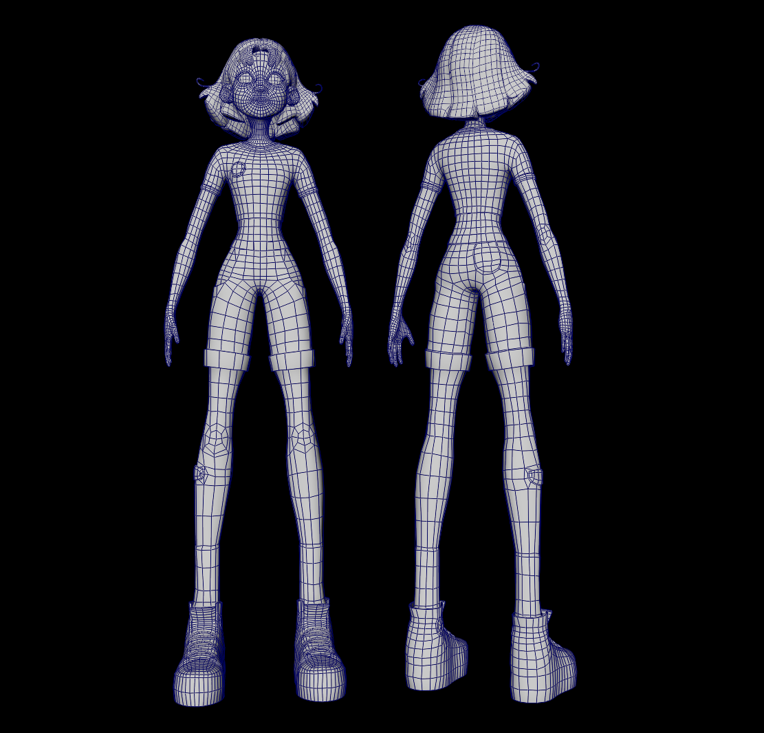Stylised 3D Character by HarrietDalby