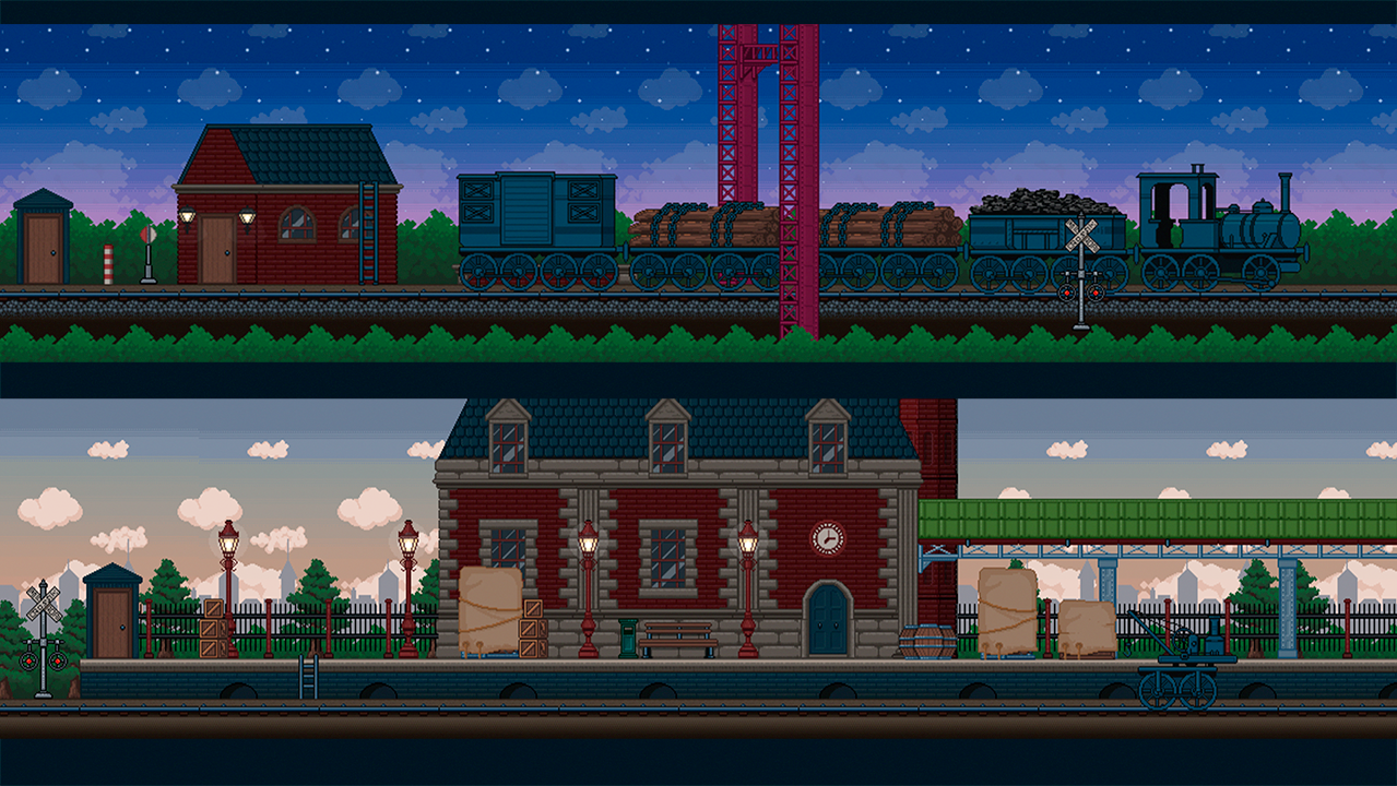 Train Station - Asset Pack by Pixsol