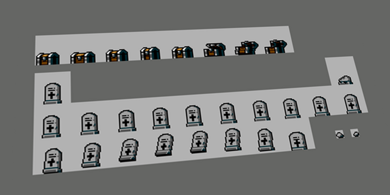 Pixel Side-Scroller Churchyard Tileset by Thomas Feichtmeir "Cyangmou"