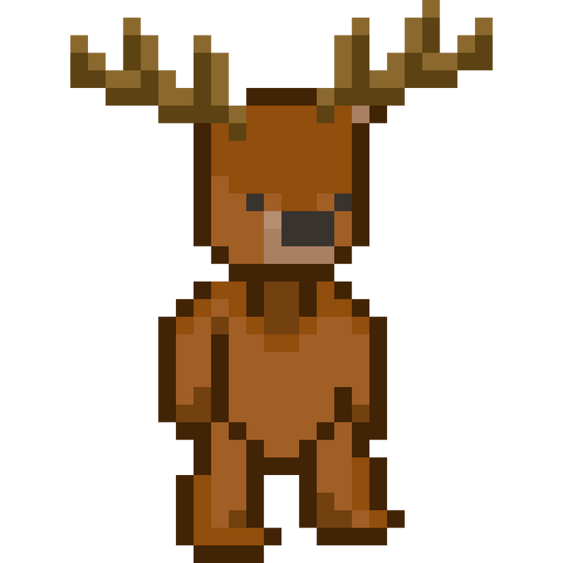 Deer Character Sprite by SharkusMK