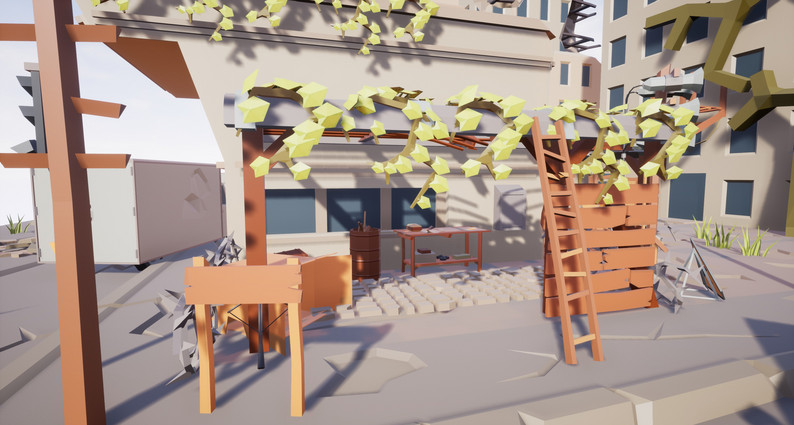 Post Apocalyptic Low Poly Pack by Eldamar Studio