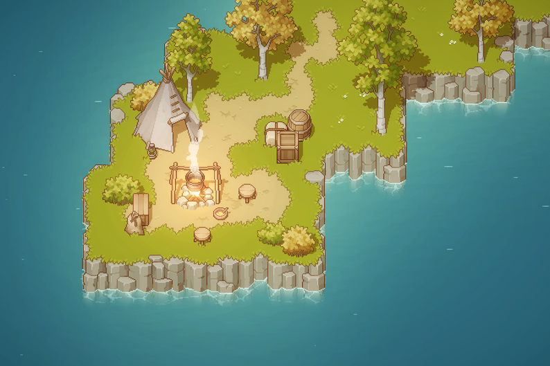 Pixel Art Top Down - Village by Cainos