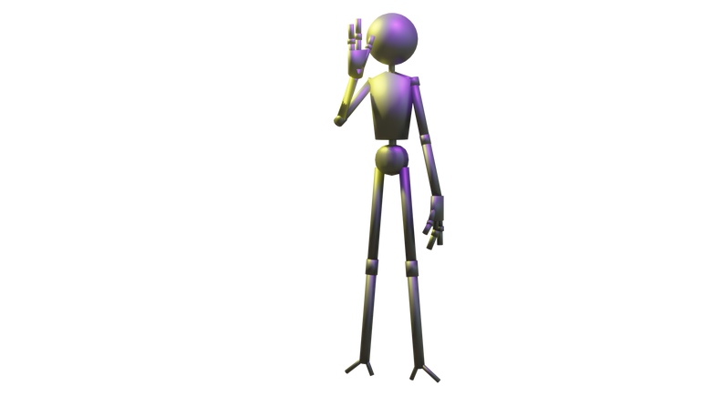 Animated Stick Man – Walk, Wave, Idle | Game Dev Asset by Fonzart