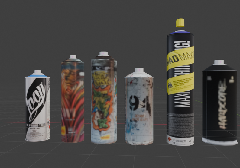 PSX Graffiti assets collection by Jacarandaes
