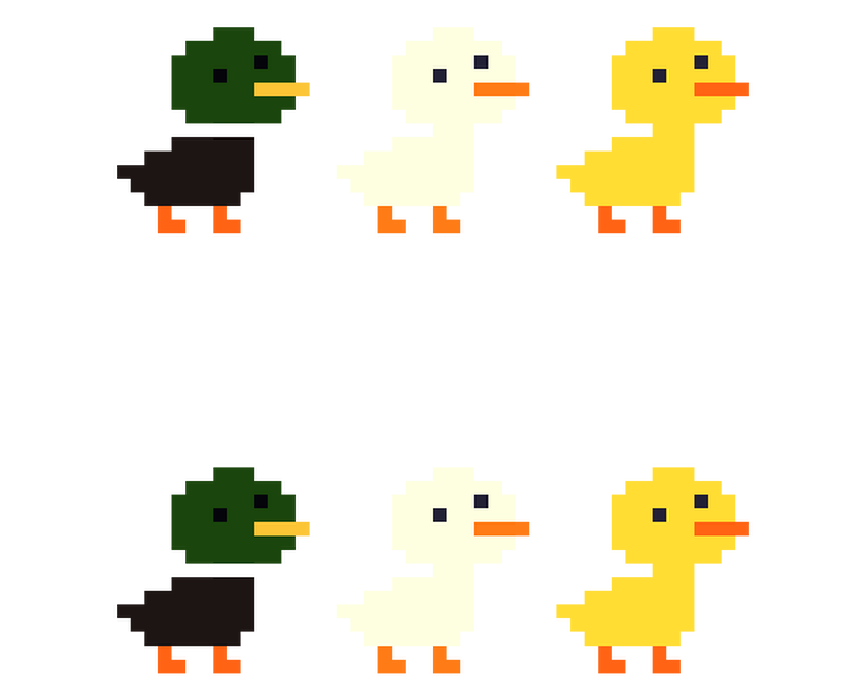 Free Duck Sprites by CoolDucky