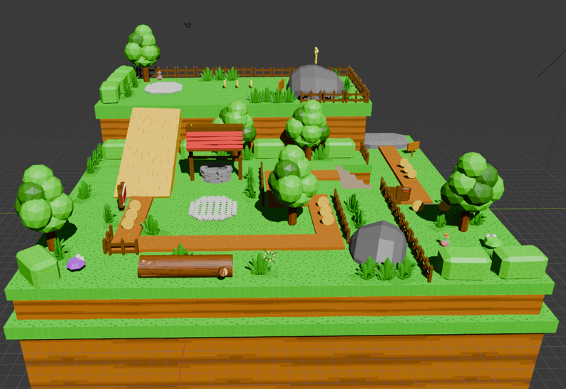 Super Mario 64 Inspired Asset pack & Diorama by HarryWatson
