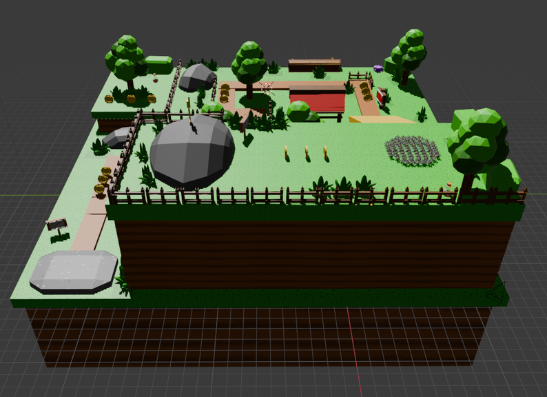 Super Mario 64 Inspired Asset pack & Diorama by HarryWatson